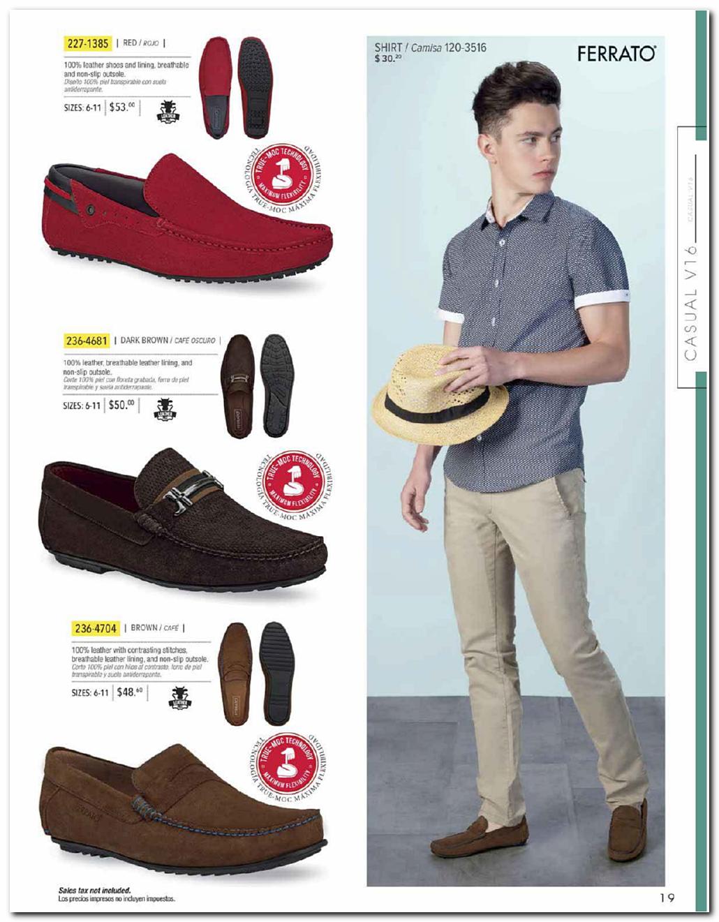 Ferrato Calzado Caballero | Verano - 2016